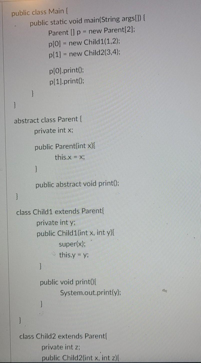 Solved public class Main { public static void main(String | Chegg.com