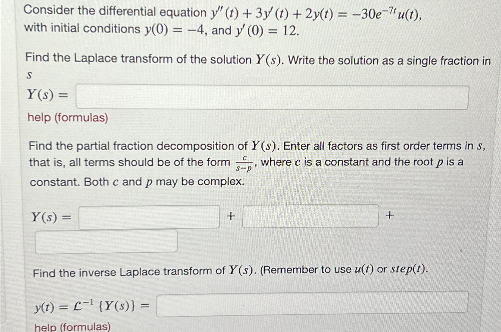 Solved Consider the differential equation | Chegg.com