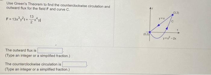 Solved Use Green's Theorem to find the counterclockwise | Chegg.com