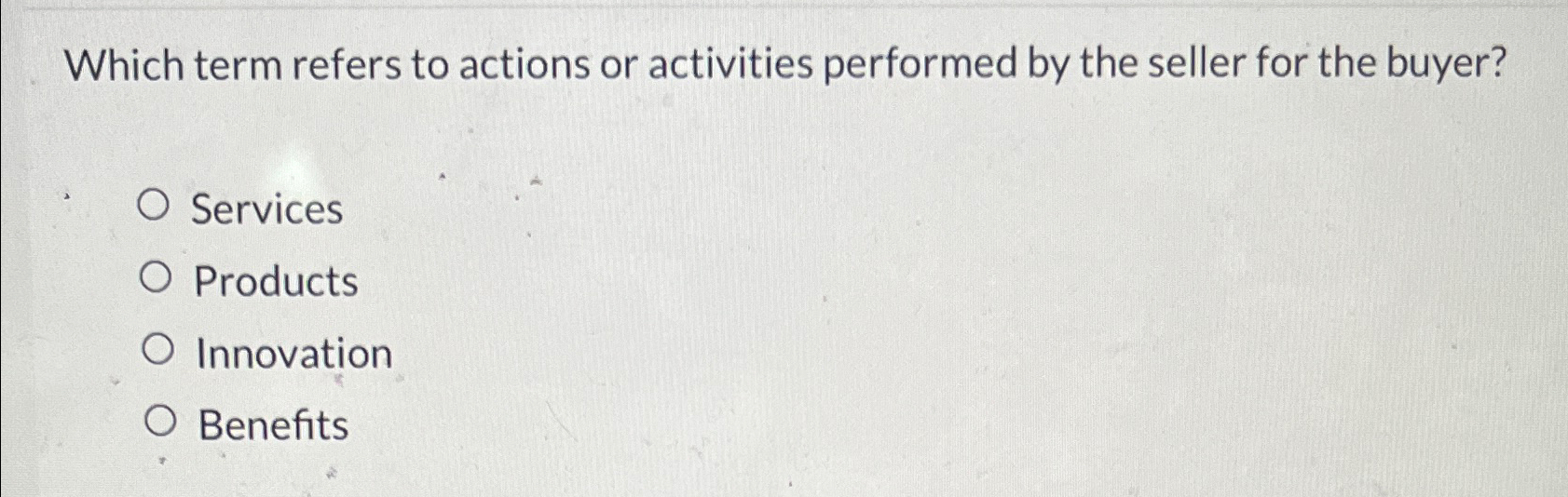 Solved Which term refers to actions or activities performed | Chegg.com