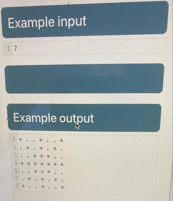 Solved Given an odd positive integer n, produce a | Chegg.com
