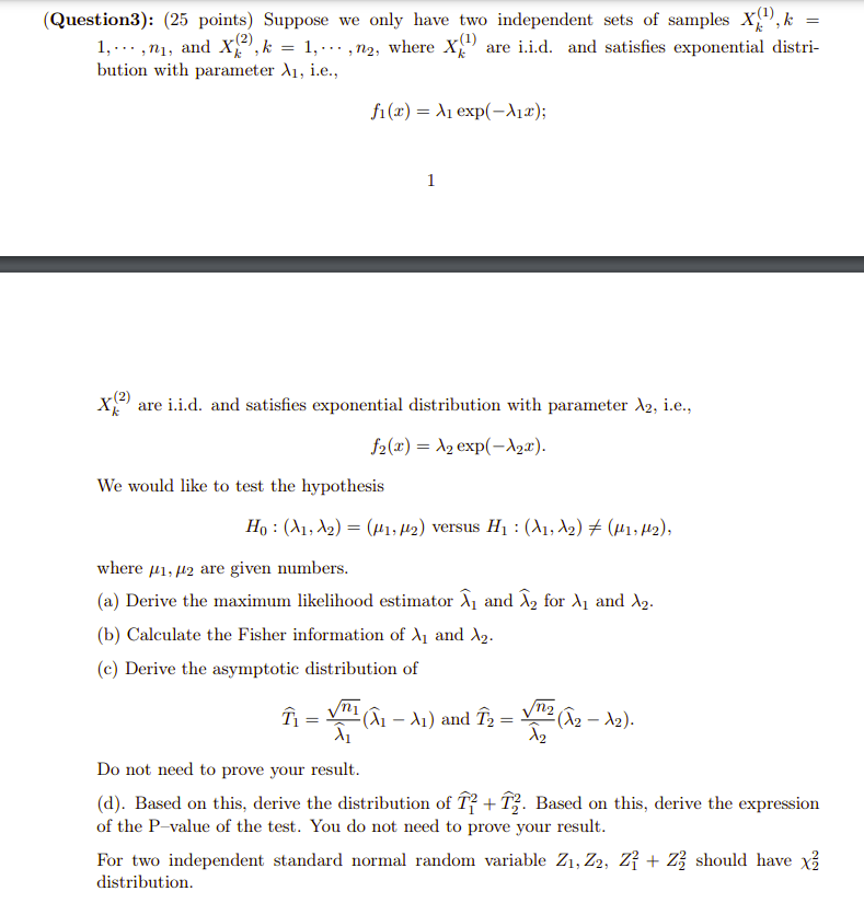 This is Mathemcatical Statistics. Please show MORE | Chegg.com