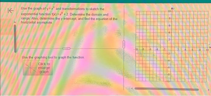 Solved Use the graph of y=e* and transformations to sketch | Chegg.com