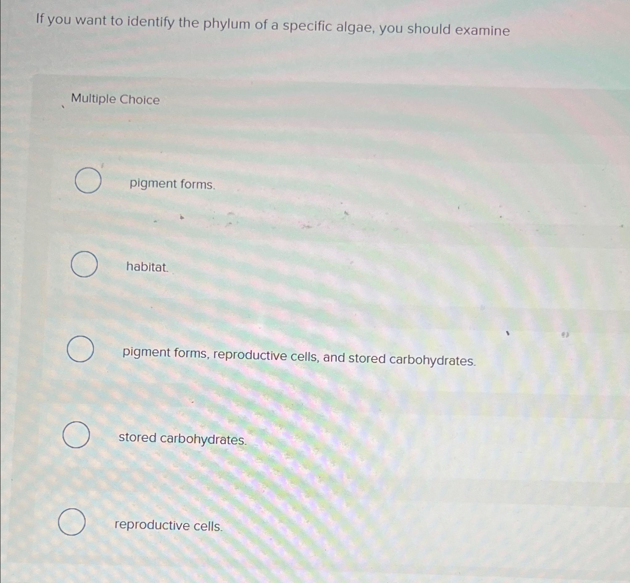 Solved If you want to identify the phylum of a specific | Chegg.com