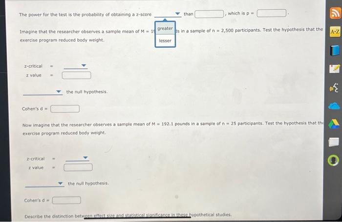 Suppose that a researcher is interested in the effect | Chegg.com Suppose that a researcher is interested in the effect | Chegg.com
