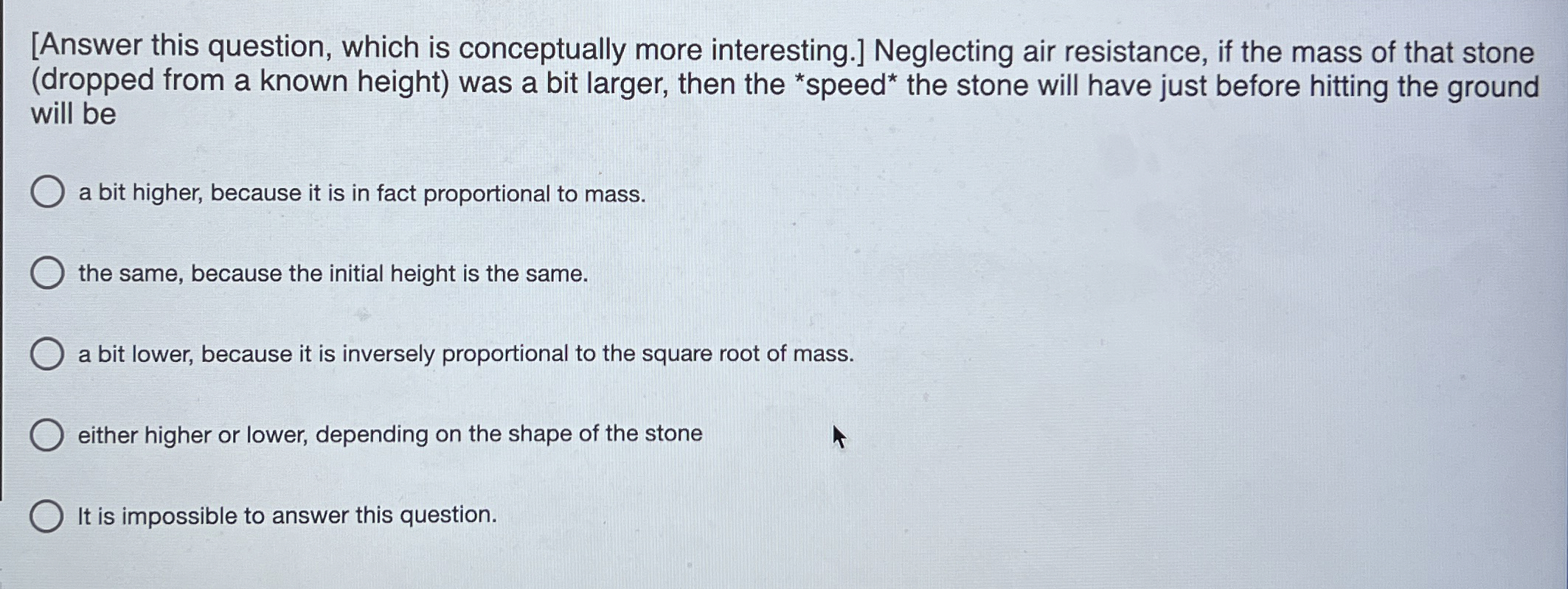 Solved [Answer this question, which is conceptually more | Chegg.com