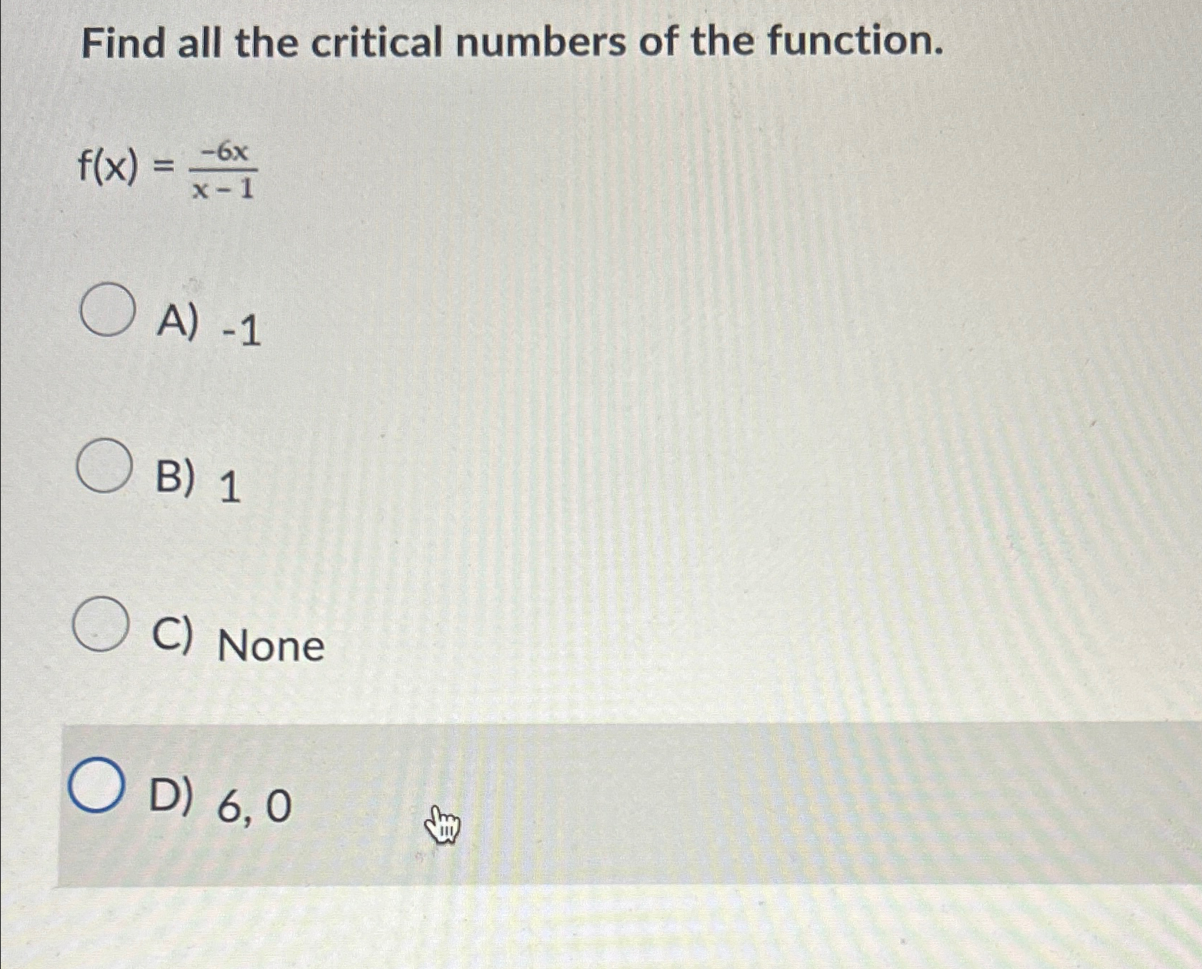 Solved Find all the critical numbers of the | Chegg.com
