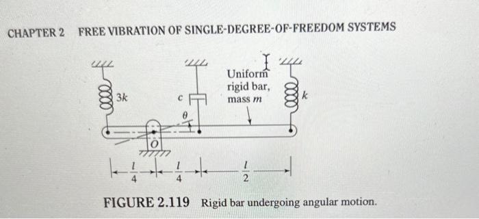 Solved 140-2.142 Derive the equation of motion and find the | Chegg.com