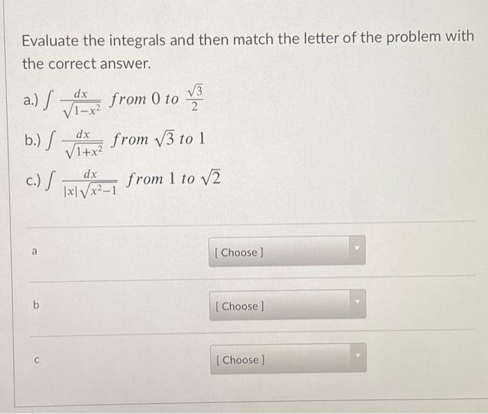 Solved Use integration to find the area between the | Chegg.com