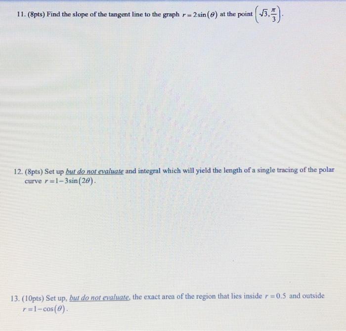 Solved 11. (Spts) Find the slope of the tangent line to the | Chegg.com Solved 11. (Spts) Find the slope of the tangent line to the | Chegg.com