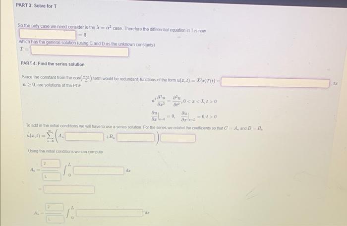 For the diflerental equation in T isse the C and D | Chegg.com