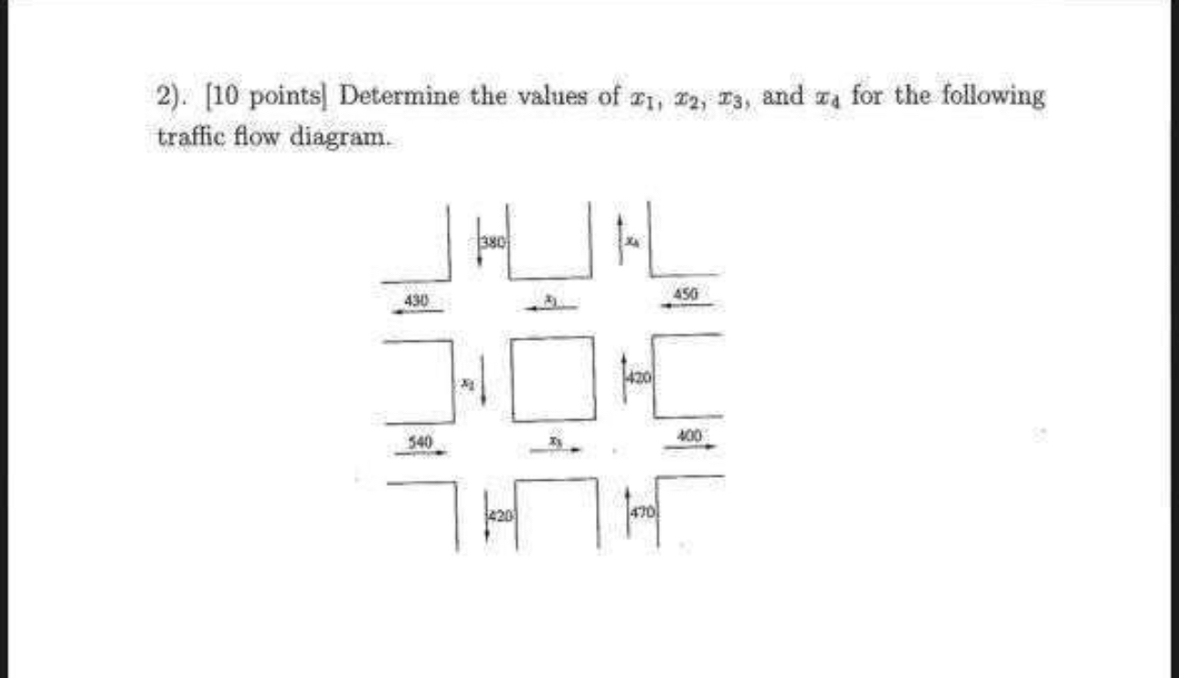 Solved . [10 ﻿points] ﻿Determine the values of x1,x2,x3, | Chegg.com