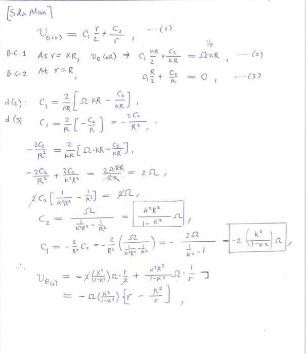 Solved Complete (1) the velocity distribution derivation | Chegg.com
