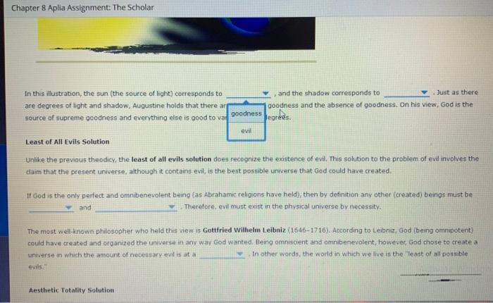 Solved Attempts Average 17 6. Omniscience, Omnipotence, | Chegg.com