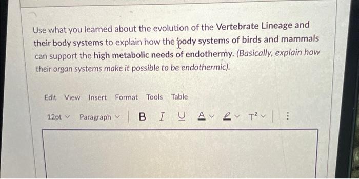 Solved Use what you learned about the evolution of the | Chegg.com