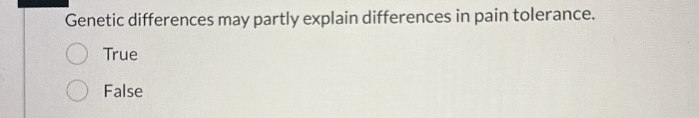 Solved Genetic differences may partly explain differences in | Chegg.com