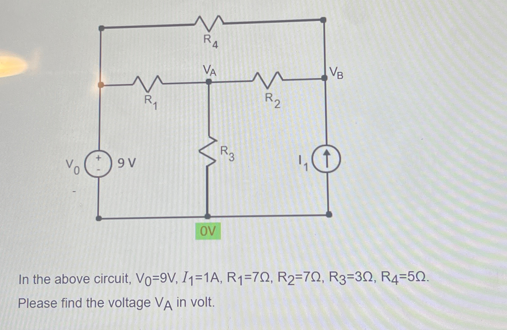 Solved In the above circuit, | Chegg.com