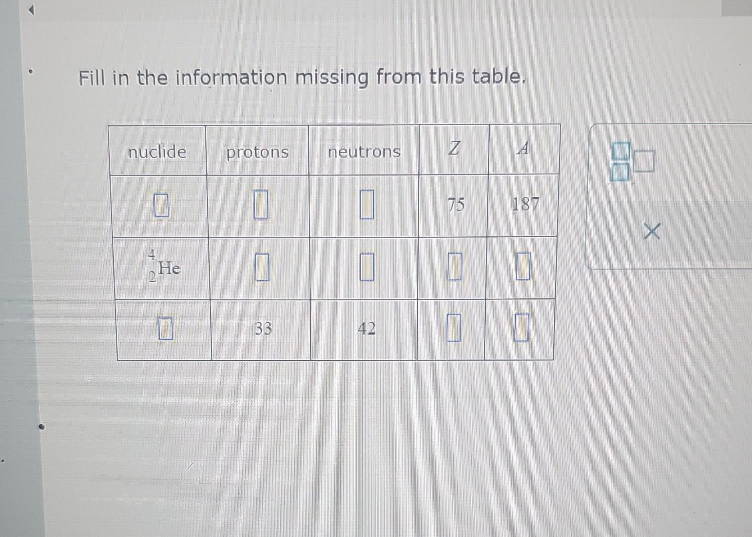 Solved Fill in the information missing from this table. | Chegg.com Solved Fill in the information missing from this table. | Chegg.com
