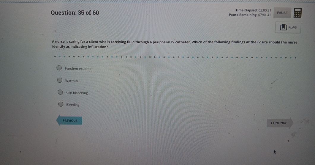 Solved Question: 35 ﻿of 60Time Elapsed: 03:00:31Pause | Chegg.com