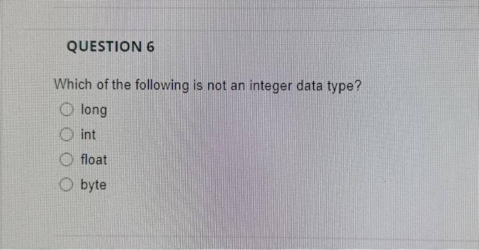 Solved Which of the following is the correct way to declare | Chegg.com