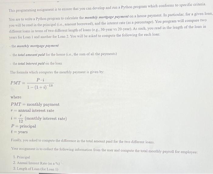 Solved This programming assignment is to ensure that you can | Chegg.com