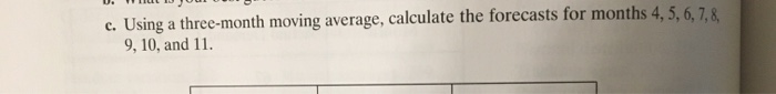 Solved 8.7 Using exponential smoothing, calculate the | Chegg.com
