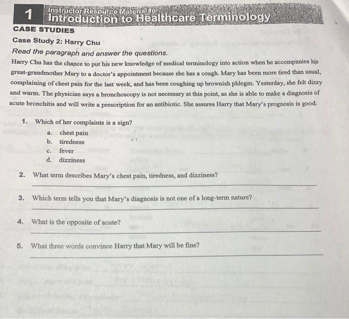 Solved 1 Instructor Resource Material for Introduction to | Chegg.com