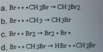 Solved Br2 + CH3Br --> CH2Br2 + HBr was perfromed. | Chegg.com
