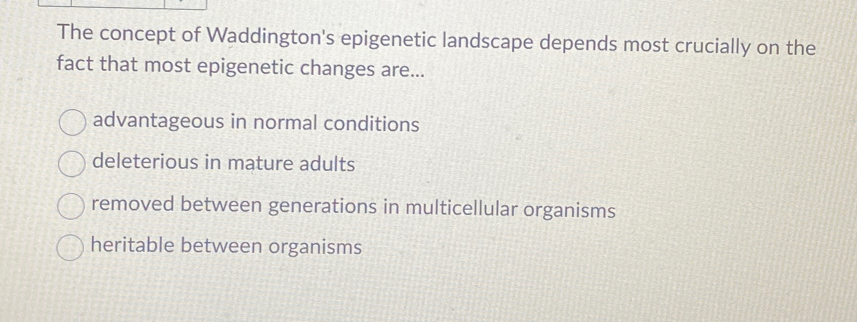 Solved The concept of Waddington's epigenetic landscape | Chegg.com