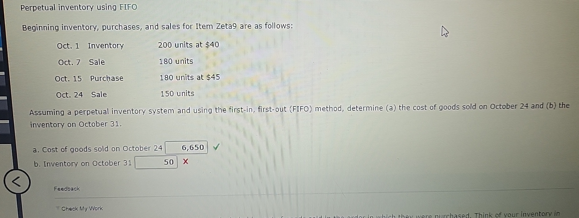 Solved Perpetual inventory using FIFOBeginning inventory, | Chegg.com