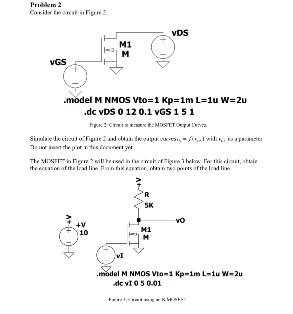 Solved Problem 2Consider the circuit in Figure 2..=1uW=2u.ac | Chegg.com