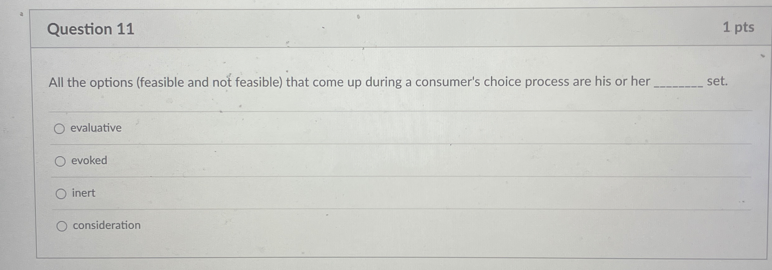 Solved Question 111 ﻿ptsAll the options (feasible and not | Chegg.com