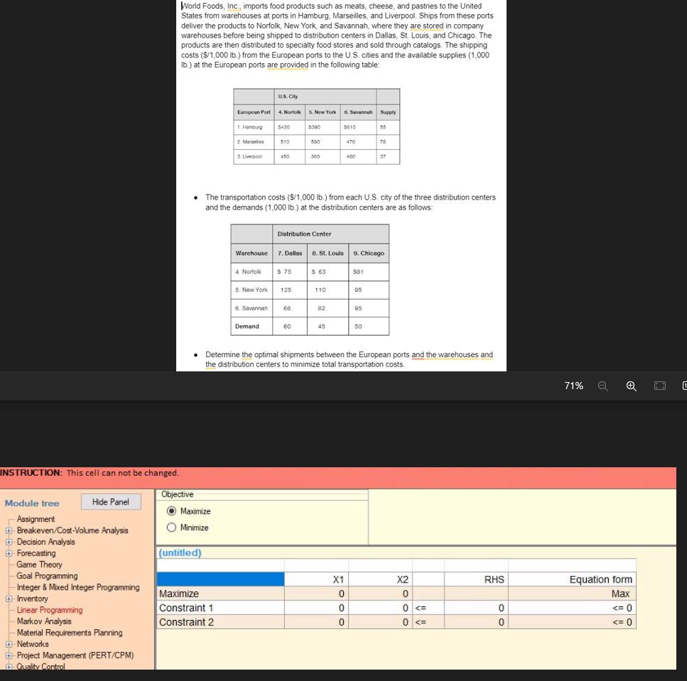 Solved World Foods, Inc., imports food products such as | Chegg.com