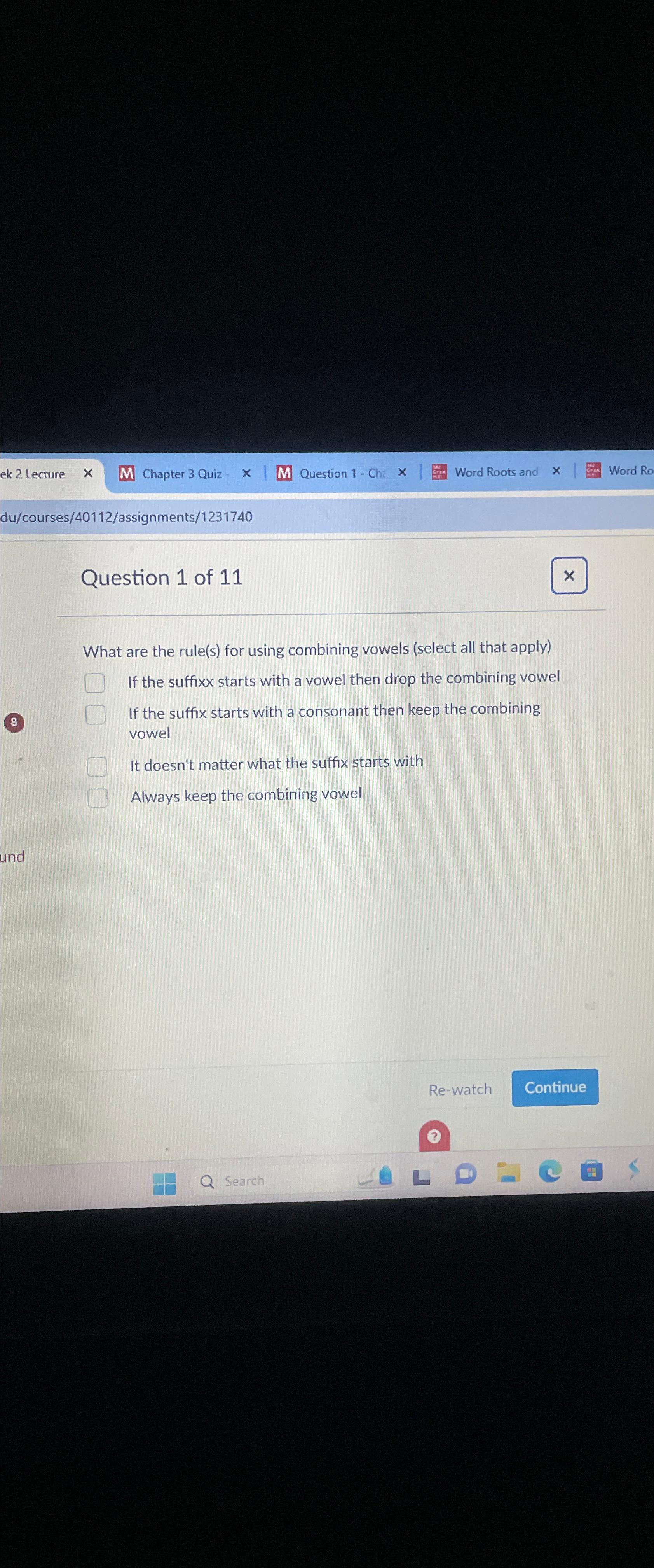 Solved Question 1 ﻿of 11What are the rule(s) ﻿for using | Chegg.com