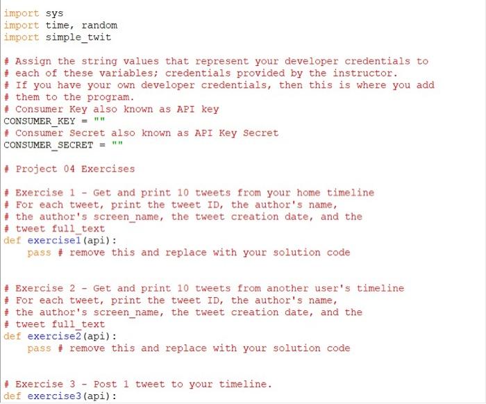Solved 1. Due Monday, November 29th, 2021 - Twitterbot | Chegg.com
