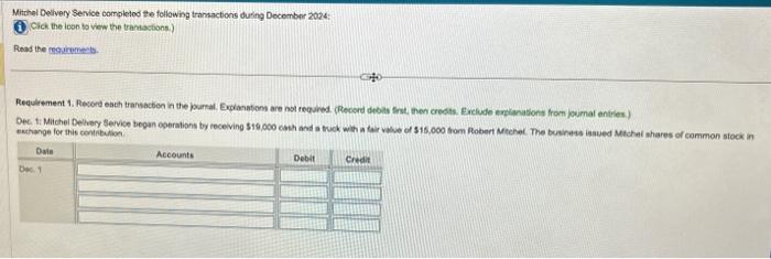 Solved Requirements 1. Record each transaction in the joumal | Chegg.com Solved Requirements 1. Record each transaction in the joumal | Chegg.com