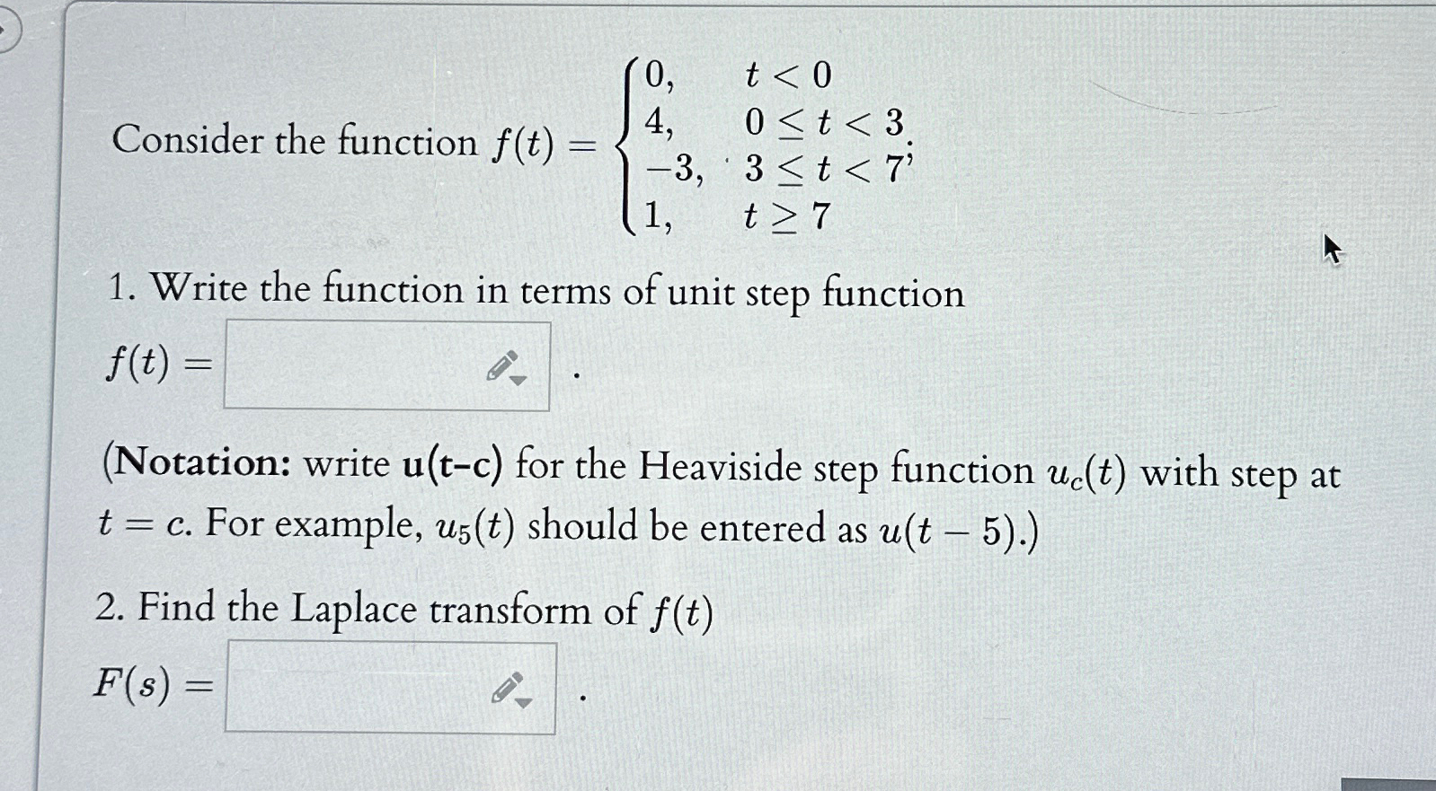 Solved Consider the function | Chegg.com