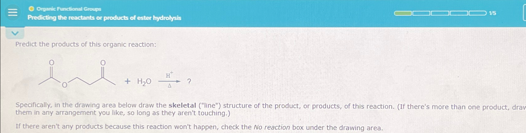 Solved O Organic Functional GroupsPredicting the reactants | Chegg.com