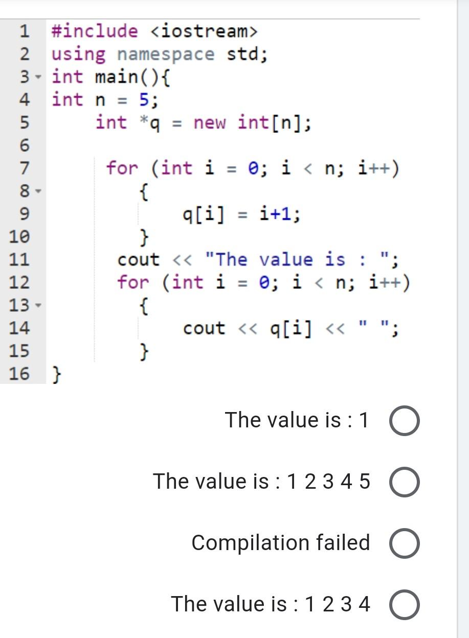 Solved 1 #include 2 using namespace std; 3 - int main() { 4 | Chegg.com