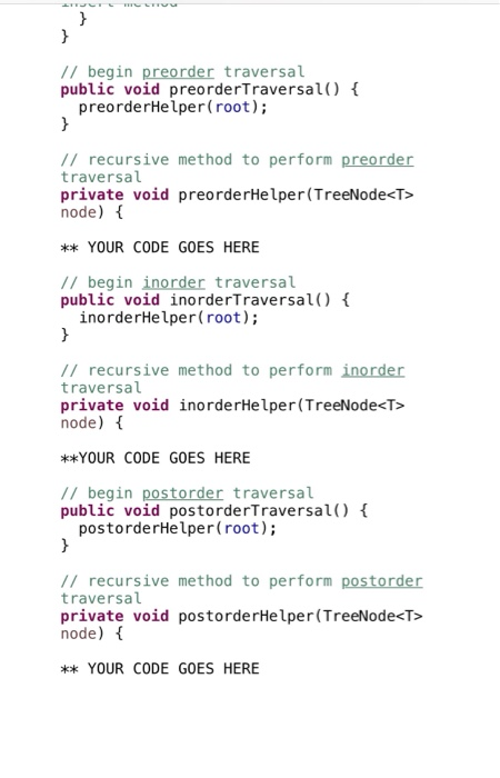 Solved The final programming assignment is on binary trees. | Chegg.com
