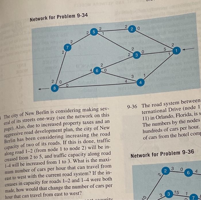 Solved Network For Problem 9 34 2 2 0 25 2 2 5 2 2 2 3 0 2 Chegg
