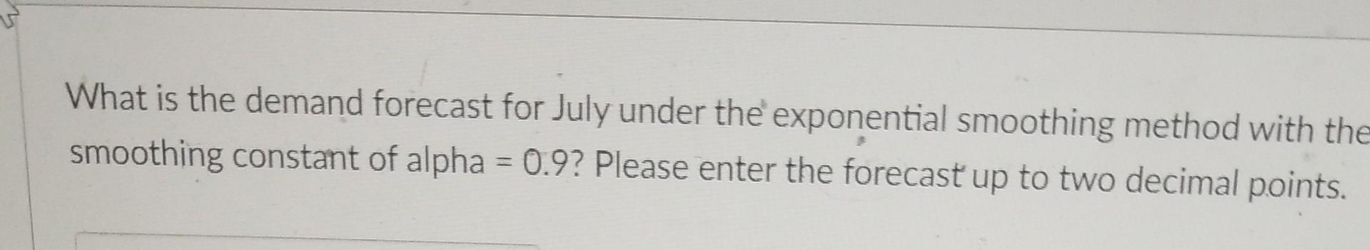 Solved Consider a weighted moving average forecasting method | Chegg.com