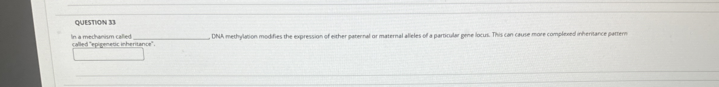Solved QUESTION 33In a mechanism called q, ﻿called | Chegg.com