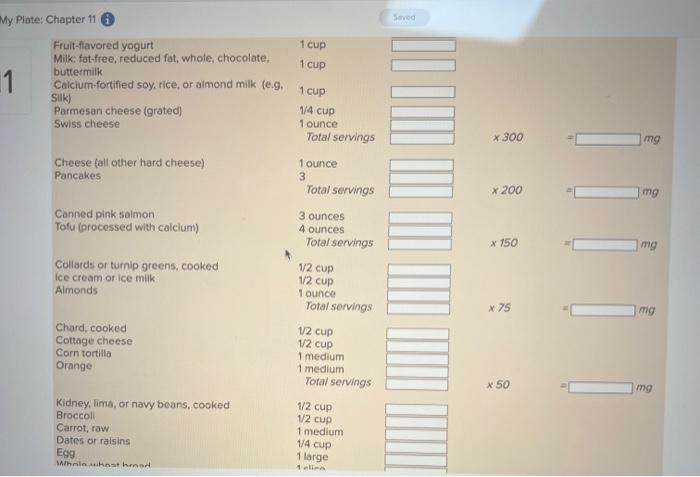 Rate Your Plate Counct usi Depetimenter Agriaither | Chegg.com