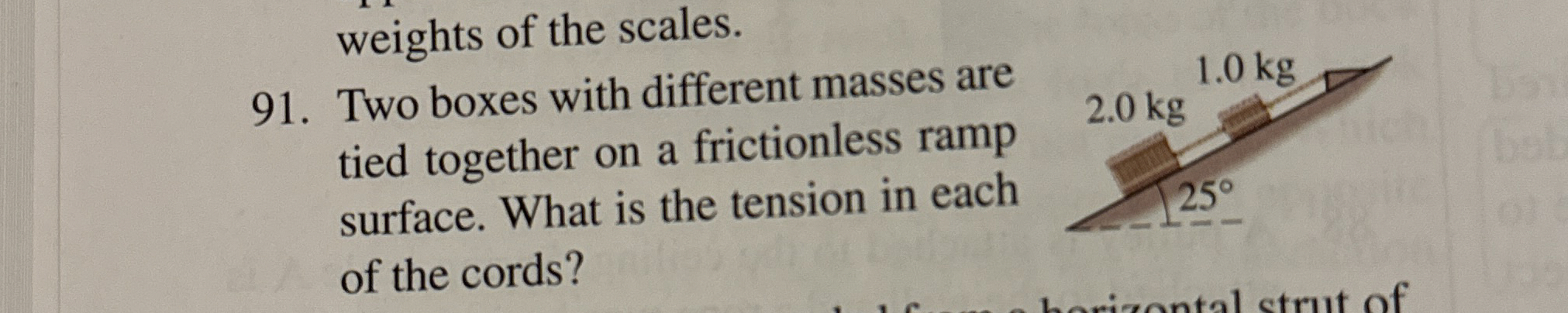 Solved weights of the scales.Two boxes with different masses | Chegg.com
