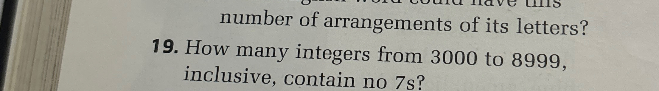 number of arrangements of its letters?19. ﻿How many | Chegg.com