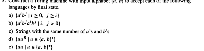 Solved languages by final state.d) {u u^(R)|u belongs | Chegg.com