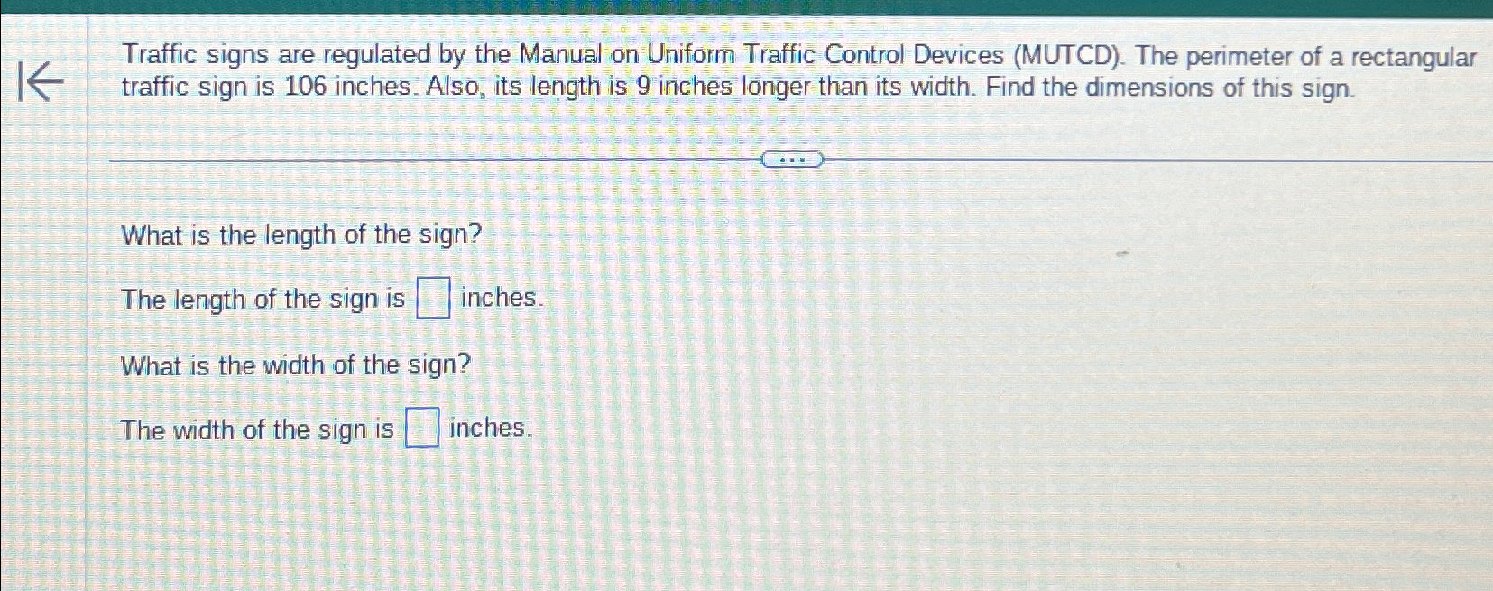 Solved Traffic signs are regulated by the Manual on Uniform | Chegg.com