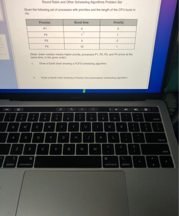 Solved Round Robin And Other Scheduling Algorithms Problem 
