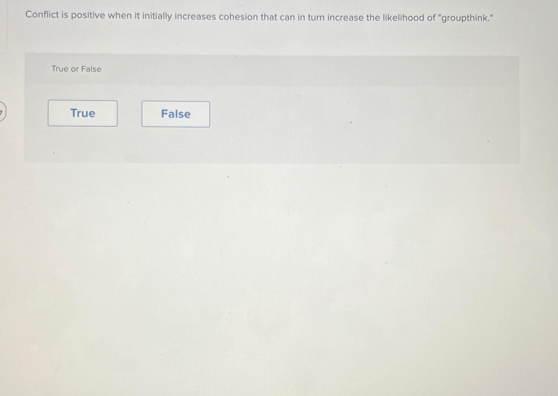 Solved Conflict is positive when it initially increases | Chegg.com